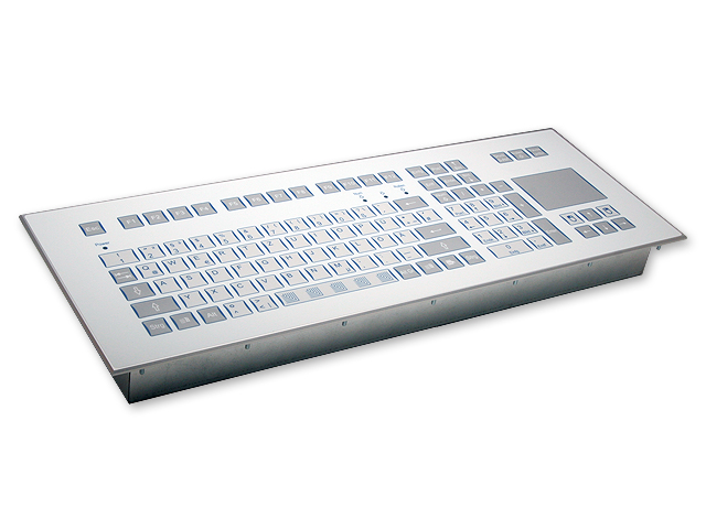 Short travel keyboard with touchpad, TKS-105b-TOUCH-MODUL – Ateg ...