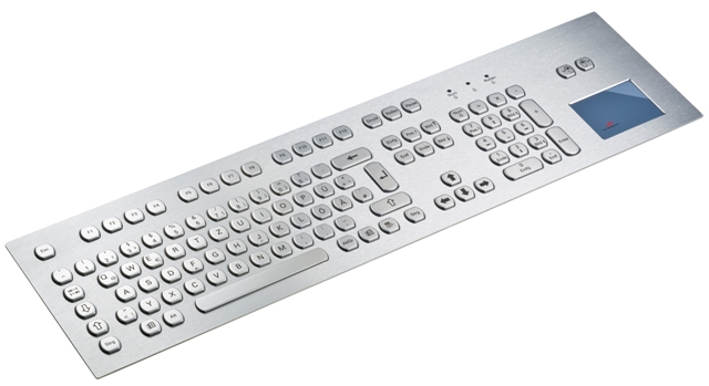Medium-travel metal keyboard with touchpad, ERG4F-PLUS/1 – Ateg ...