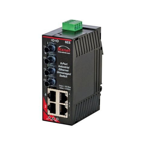 Sixnet Unmanaged 6-Port Ethernet Switch, SL-6ES-4/5 – Ateg Automation GmbH