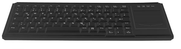 Compact keyboard with touchpad, AK-4400-G – Ateg Automation GmbH